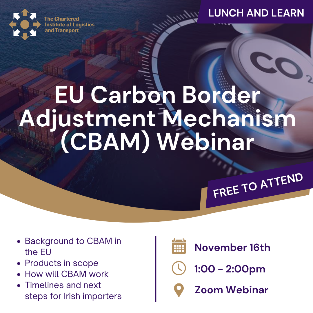 CILT Webinar on Carbon Border Adjustment Mechanism (CBAM)